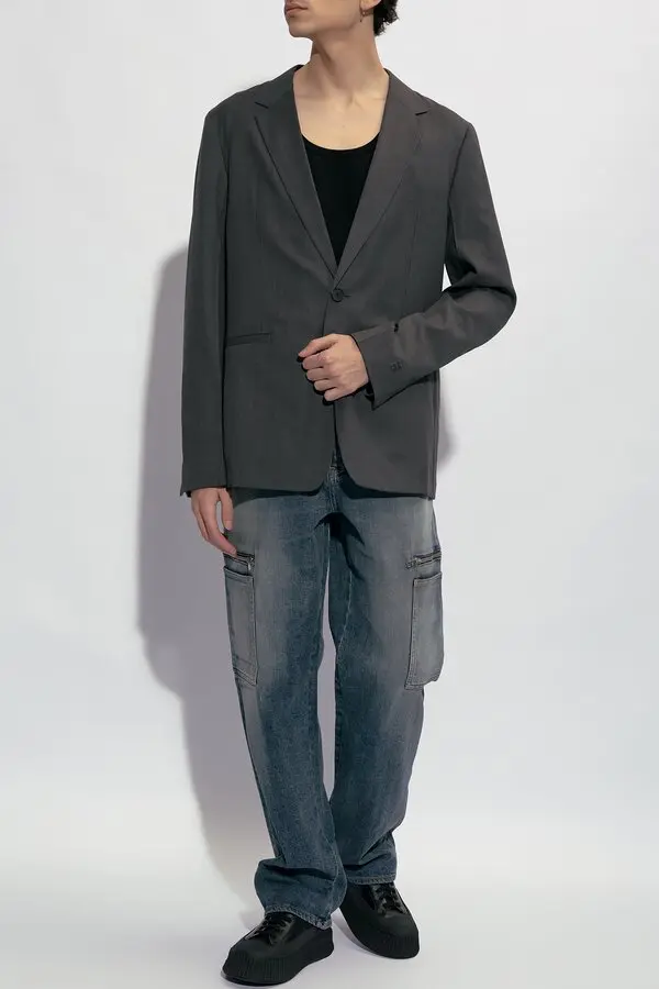 Givenchy Single-breasted Tailored Blazer - Black