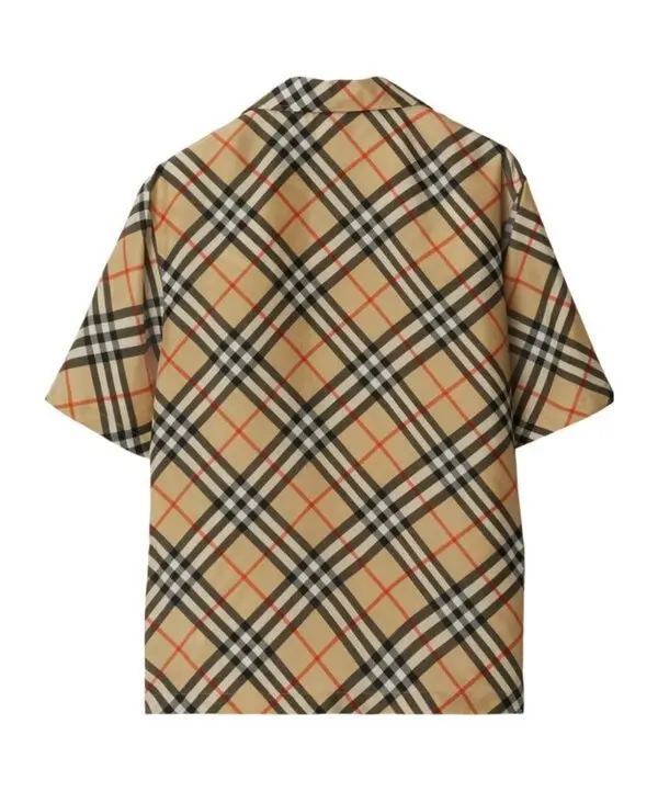Burberry Nova Check Short Sleeved Shirt - Sand