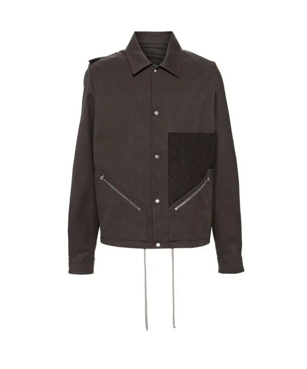 Rick Owens Tour Snap Front Straight Hem Jacket