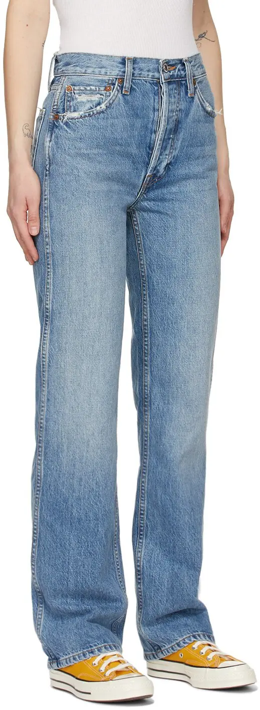 RE/DONE Straight Leg Jeans