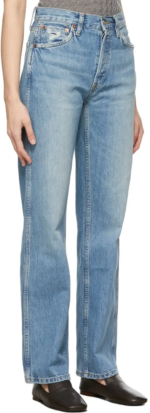 RE/DONE Straight Leg Jeans