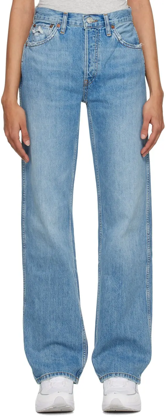 RE/DONE Straight Leg Jeans