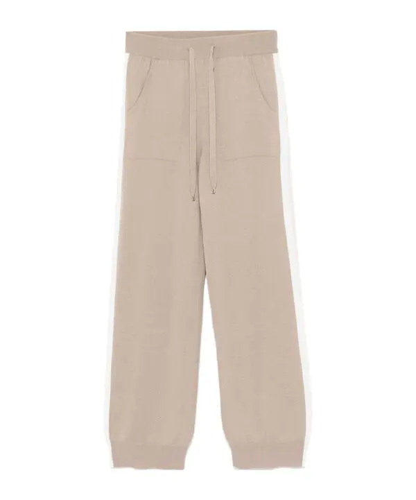 Lorena Antoniazzi Straight-leg Drawstring Sweatpants - Sand Beige