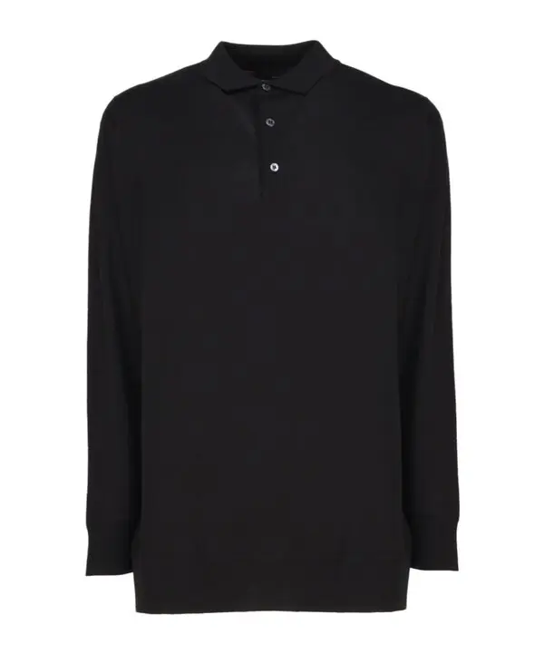 Loro Piana Long-sleeved Knitted Polo Shirt
