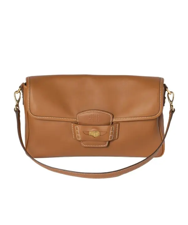 Miu Miu Leather Bag - Brown