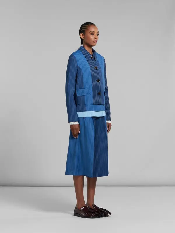 Marni Pinstriped Shirt Jacket