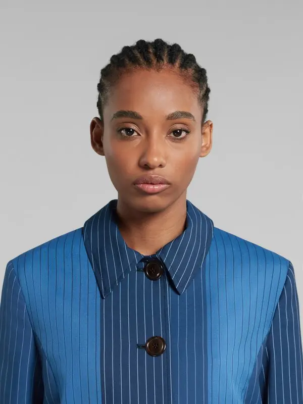Marni Pinstriped Shirt Jacket
