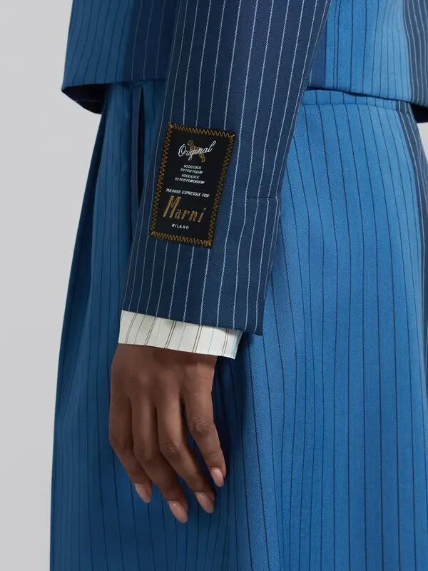 Marni Pinstriped Shirt Jacket