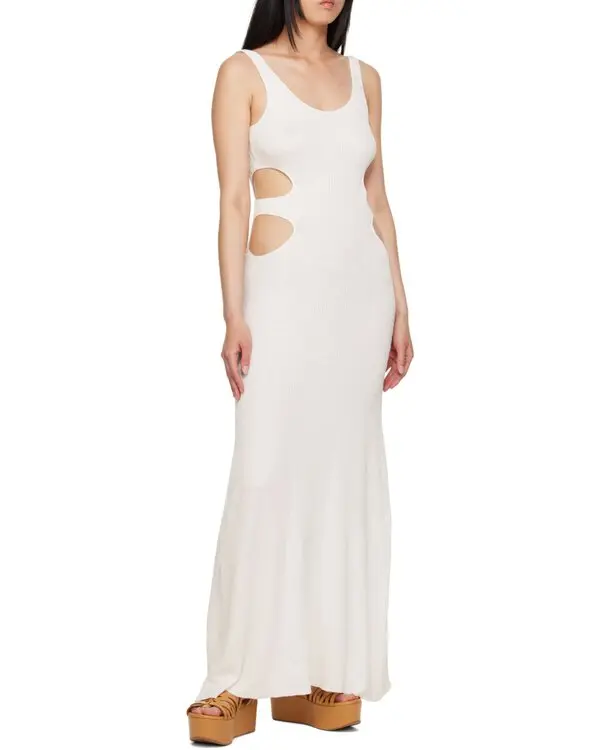 Chloé Cut-out Sleeveless Maxi Dress - White