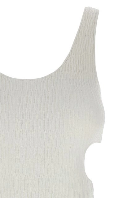 Chloé Cut-out Sleeveless Maxi Dress - White