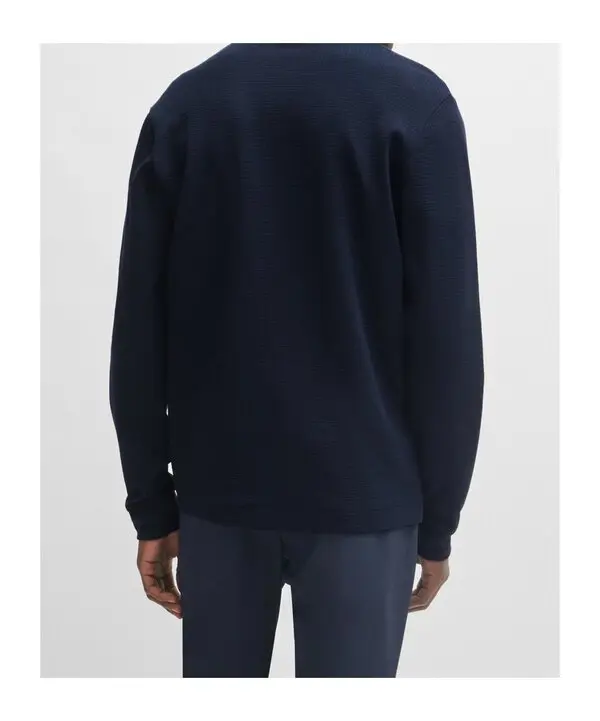 Hugo Boss Long Sleeve Zipper Collar T-shirt