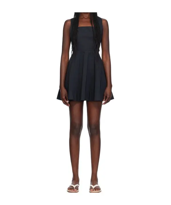 Staud Teresa Square Neck Dress