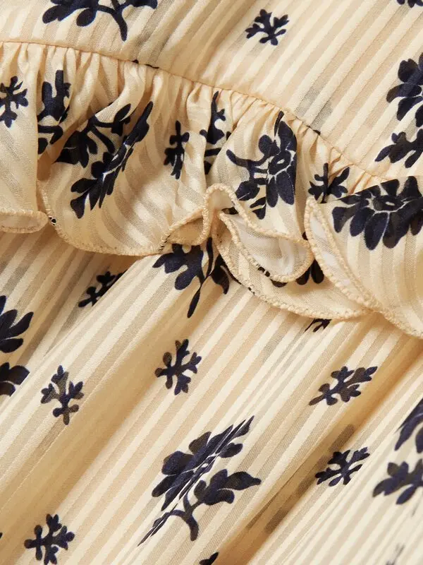 Valentino Garavani Ruffled Jacquard Shirt