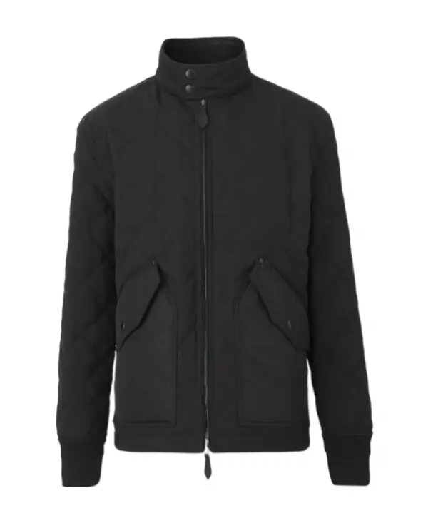Burberry Quilted Zipped Jacket