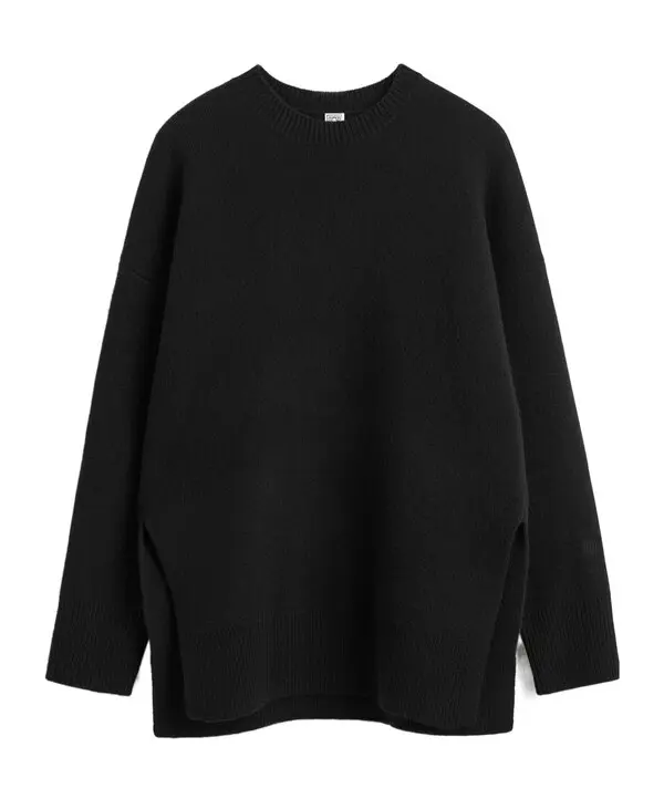 TOTEME Double-knit Sweater With Side Slits