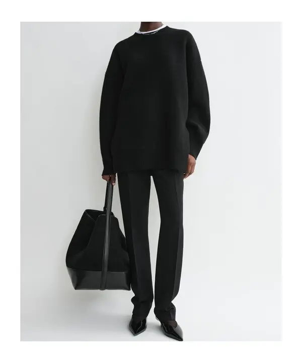 TOTEME Double-knit Sweater With Side Slits