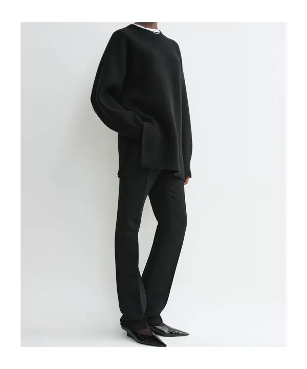 TOTEME Double-knit Sweater With Side Slits