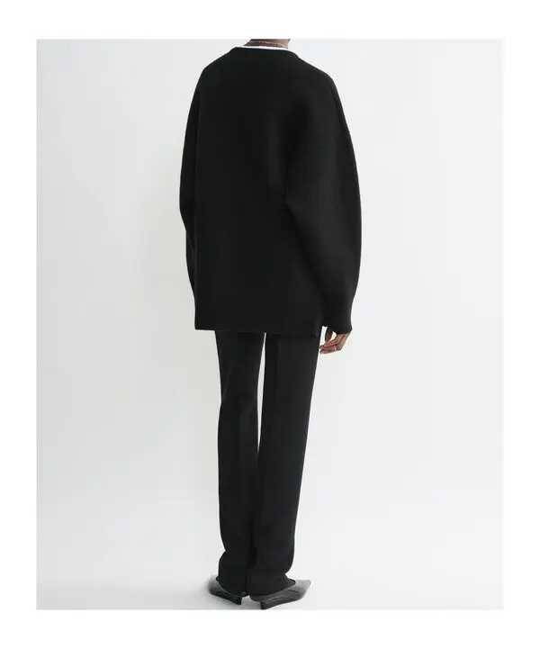 TOTEME Double-knit Sweater With Side Slits