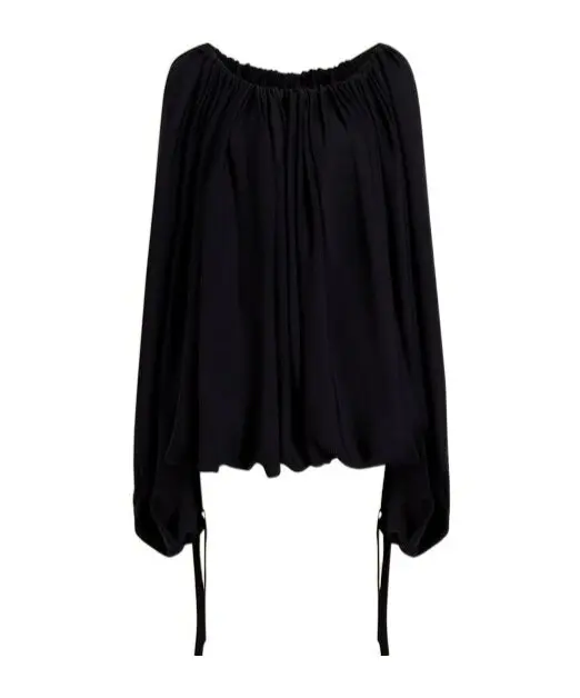 Khaite Nash Draped Blouse