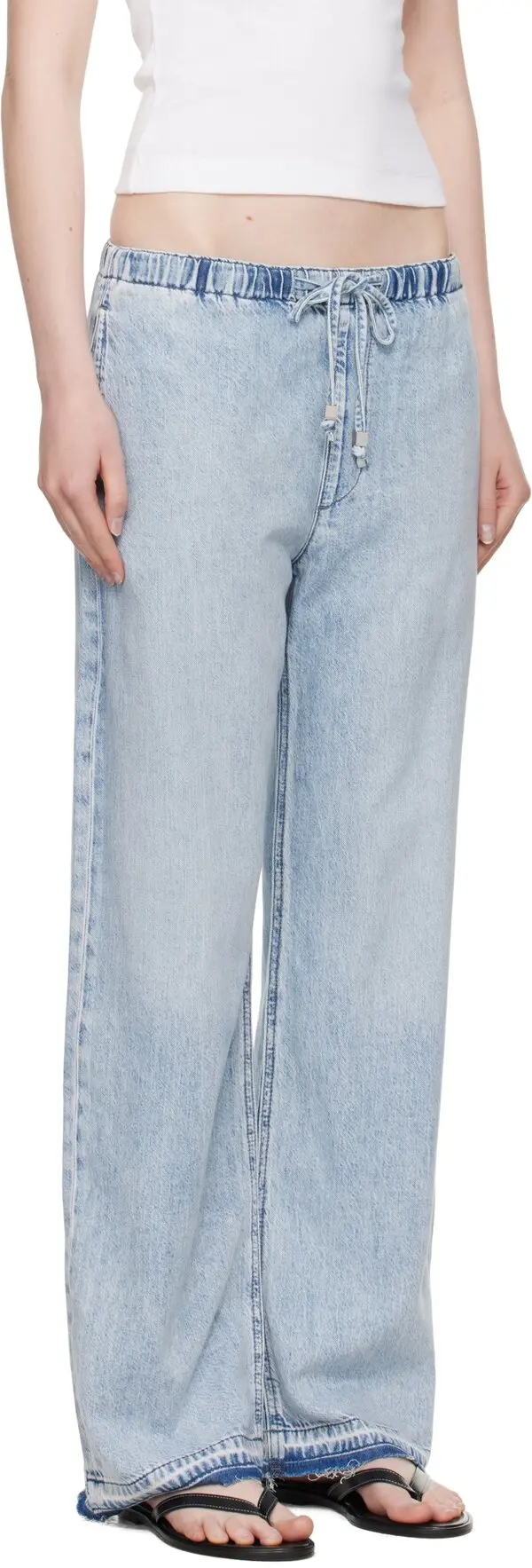 RAG  BONE Rag & Bone Wide-leg Drawstring Jeans
