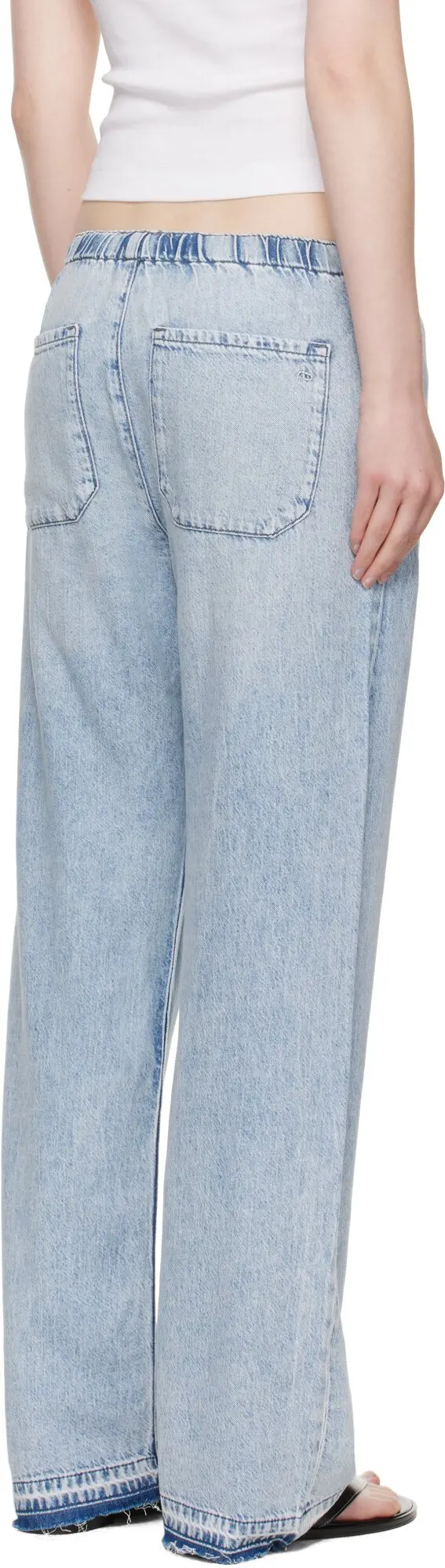 RAG  BONE Rag & Bone Wide-leg Drawstring Jeans
