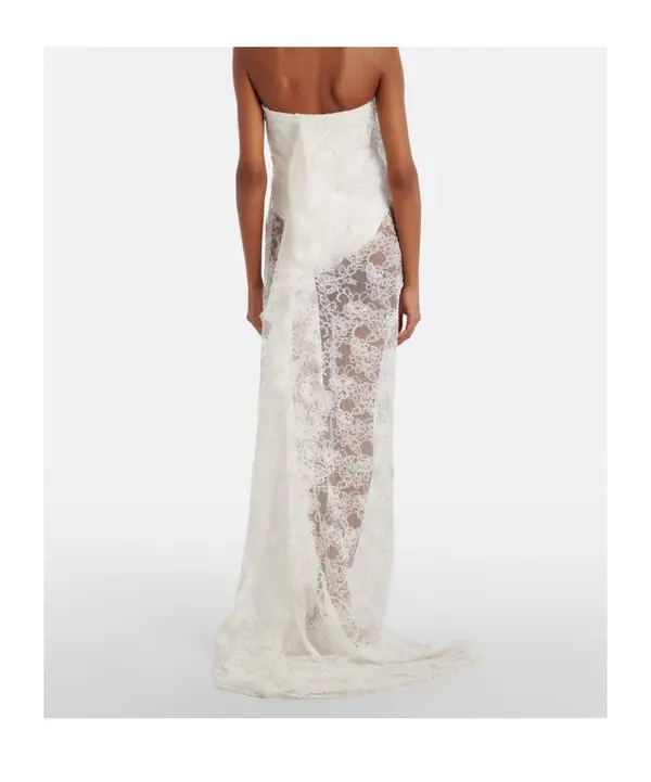 Christopher Esber Floating Draped Lace Gown