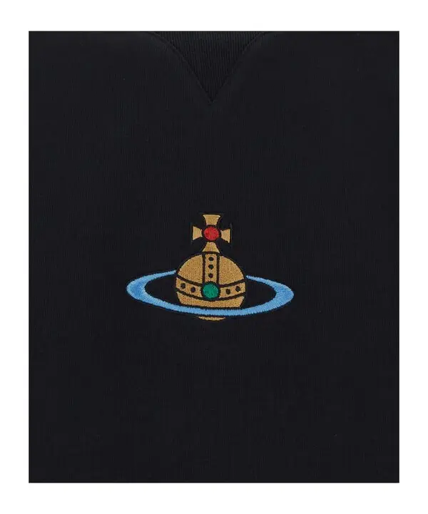 VIVIENNE WESTWOOD Orb Embroidered Crewneck Sweatshirt