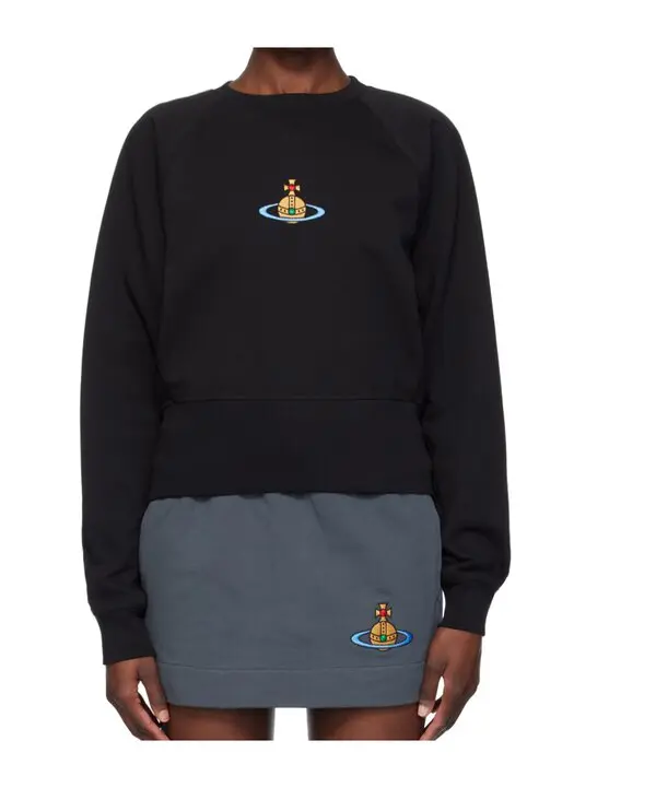 VIVIENNE WESTWOOD Orb Embroidered Crewneck Sweatshirt