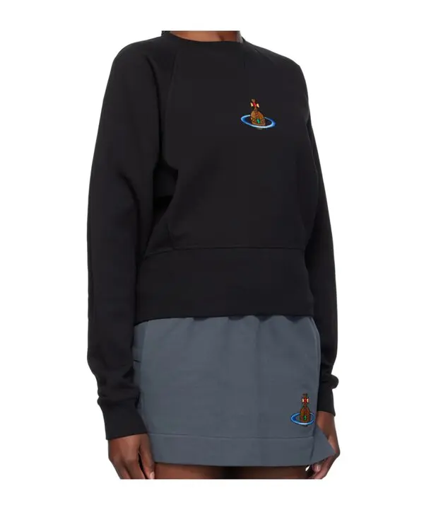 VIVIENNE WESTWOOD Orb Embroidered Crewneck Sweatshirt