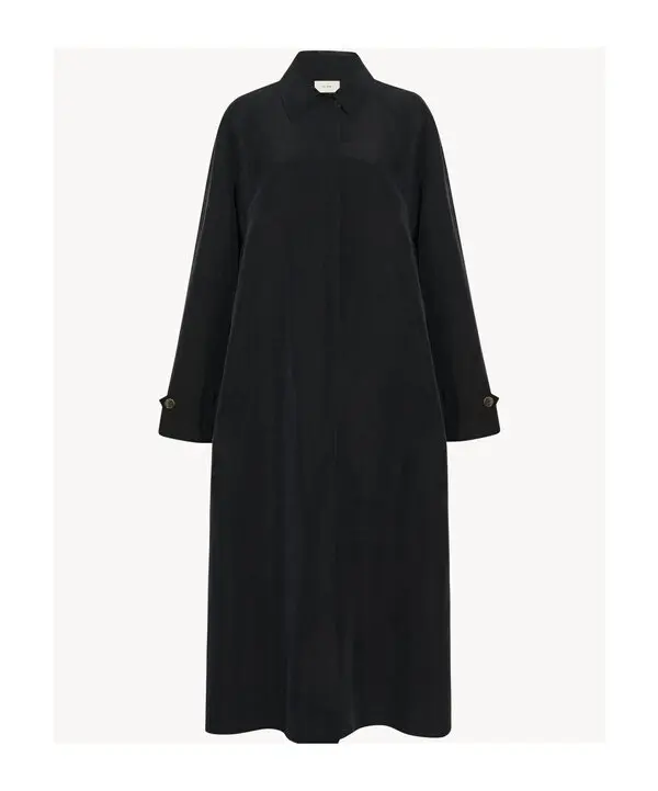THE ROW Ryo Belted Coat - Black