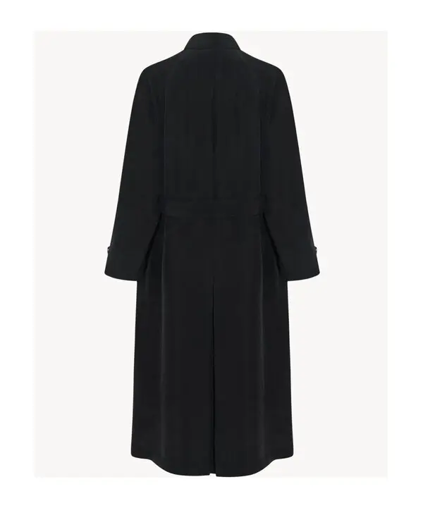 THE ROW Ryo Belted Coat - Black