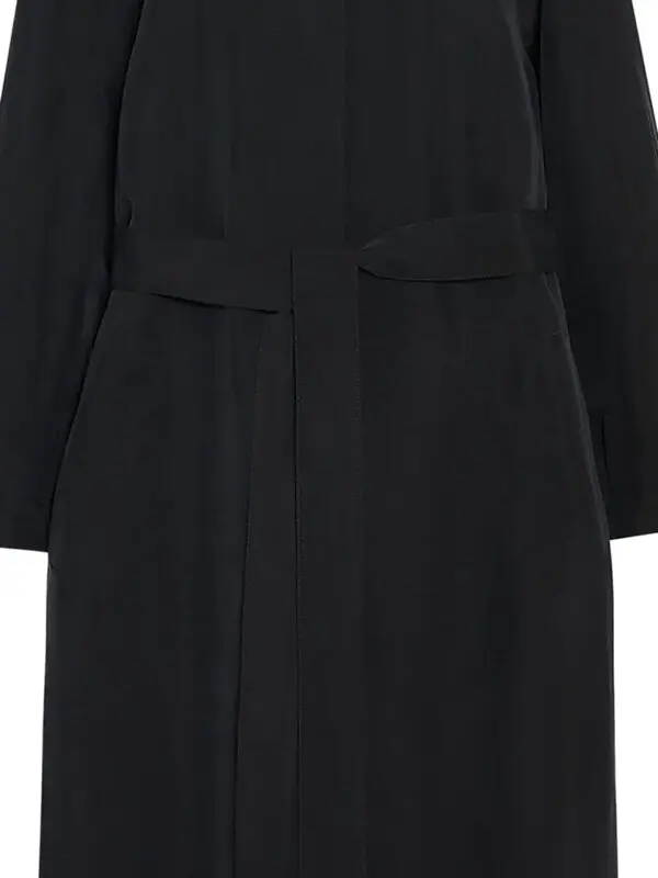 THE ROW Ryo Belted Coat - Black