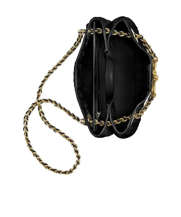 Bottega Veneta Andiamo Small Woven Tote Bag - Black