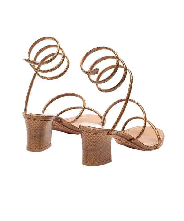 Rene Caovilla 55mm Cleo Sandals - Brown