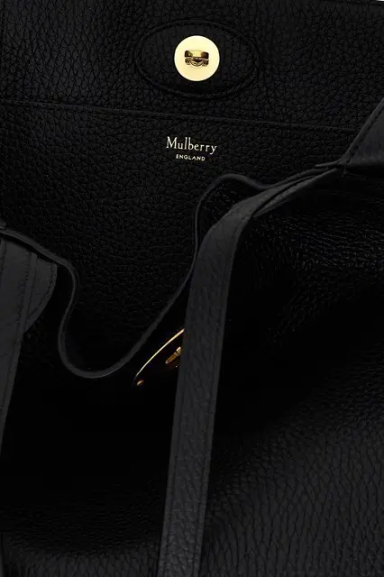 Mulberry Bayswater Tote Bag With Twist Lock - Black