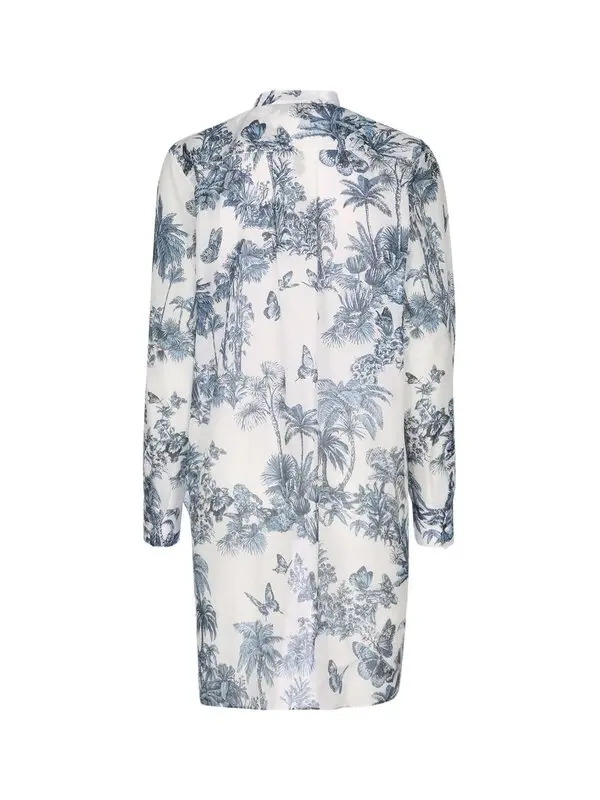 Dior Riviera Long Sleeve Printed Blouse