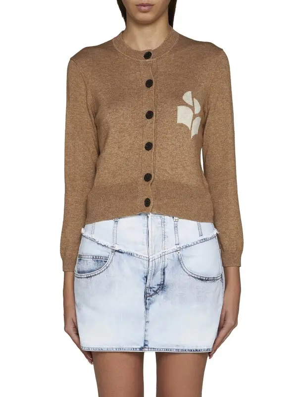Isabel Marant Étoile Newton" Button-up Cardigan - Brown