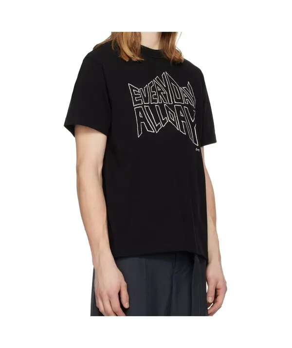 Sacai Short-sleeved Crewneck T-shirt