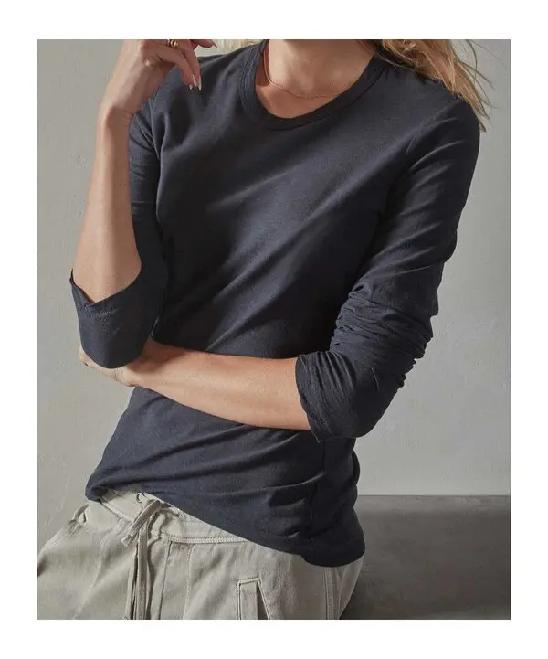 JAMES PERSE Long Sleeve Crewneck T-shirt