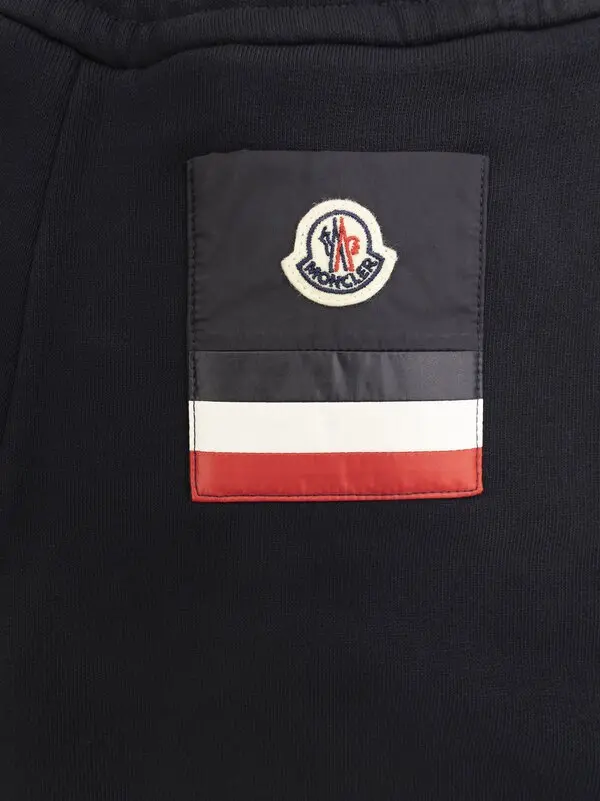 Moncler Joggers With Pocket Detail And Elastic Waistband - Midnight Blue