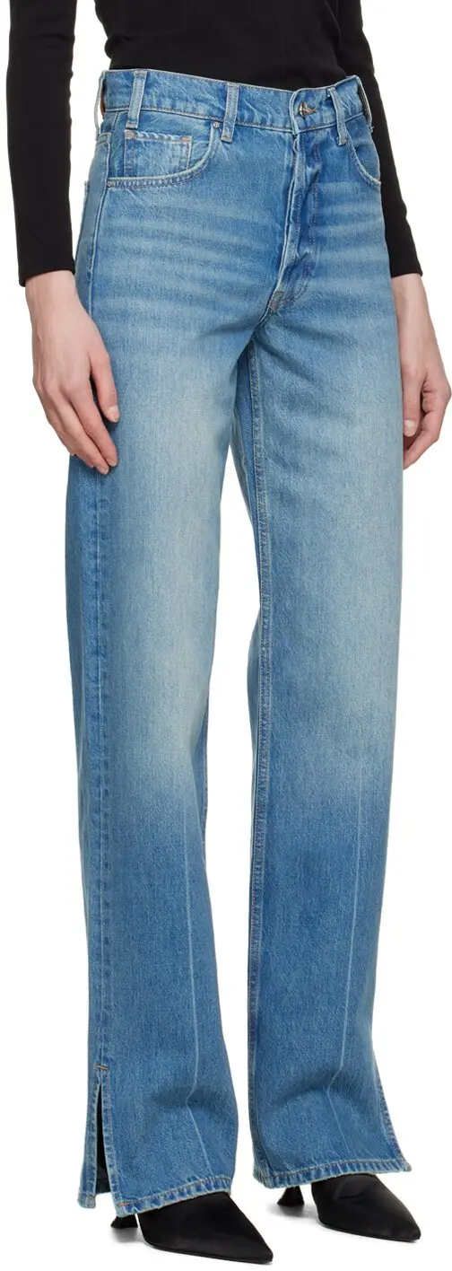 ANINE BING Gavin Mid-rise Boyfriend Jeans