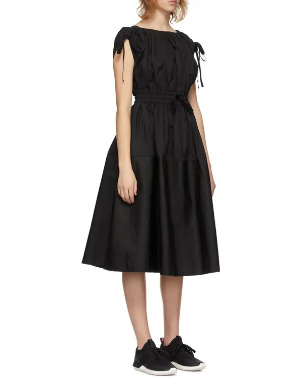 Moncler Drawstring Waist Cotton Dress
