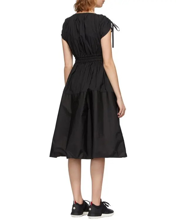 Moncler Drawstring Waist Cotton Dress