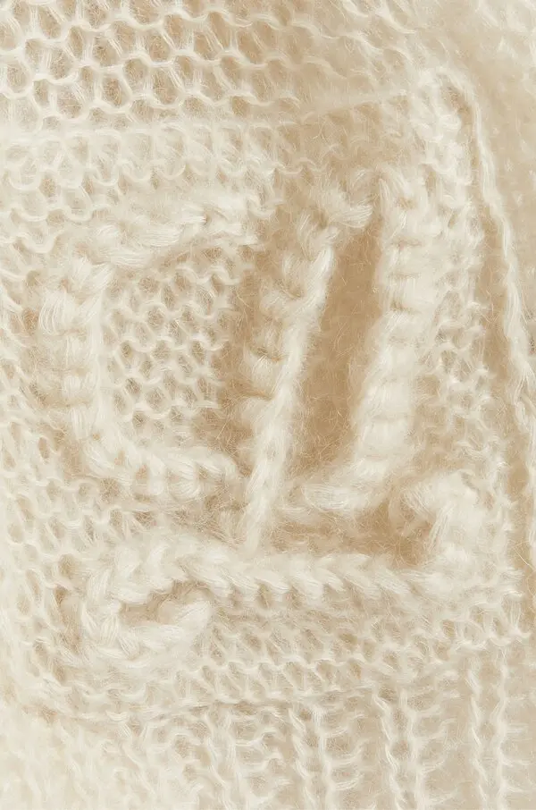 Loewe Logo Cable Knitted Cardigan