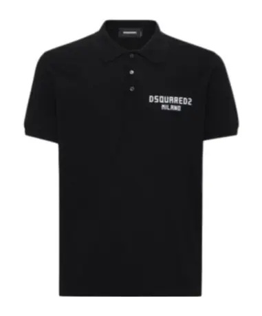 Dsquared2 Logo Detailed Short-sleeved Polo Shirt