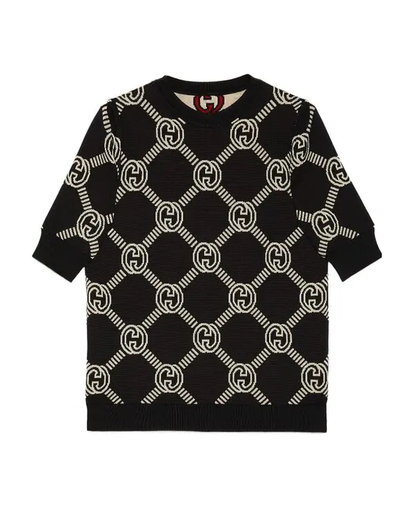 Gucci Reversible Interlocking G Jumper - Nude
