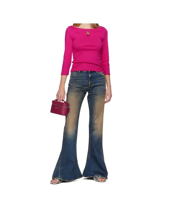 Marc Jacobs Logo Top Handle Shoulder Bag - Red
