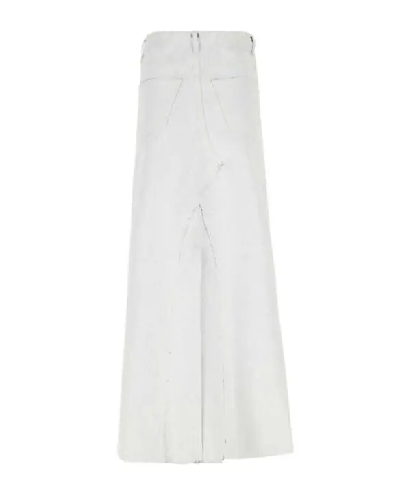 MAISON MARGIELA Raw Edge Hem Midi Skirt - 967