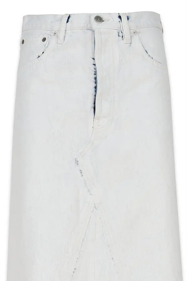 MAISON MARGIELA Raw Edge Hem Midi Skirt - 967