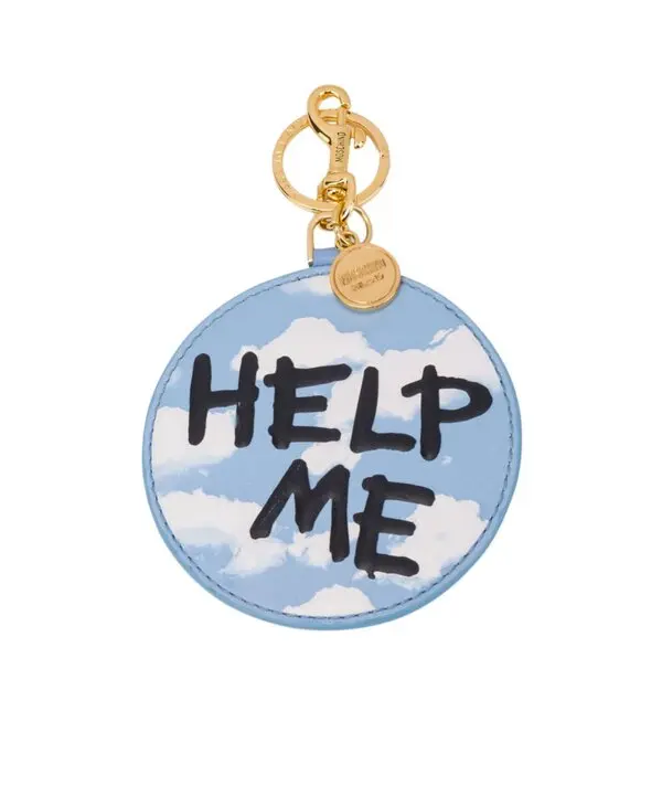 Moschino Cloud Keyring - Blue